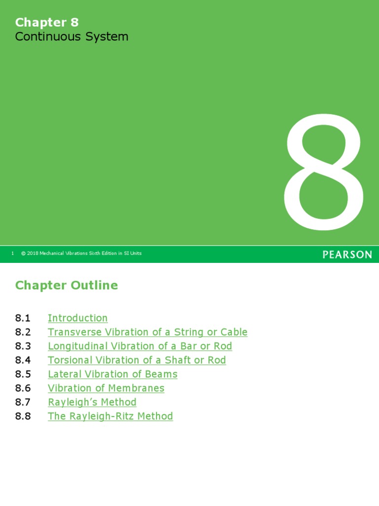 Chapter 8 Continuous System | PDF | Normal Mode | Wave Equation