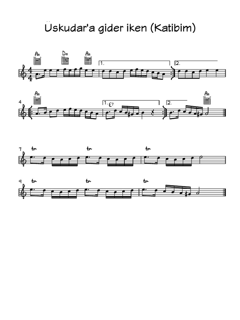 Uskudar A Gider Iken Katibim B PDF | PDF