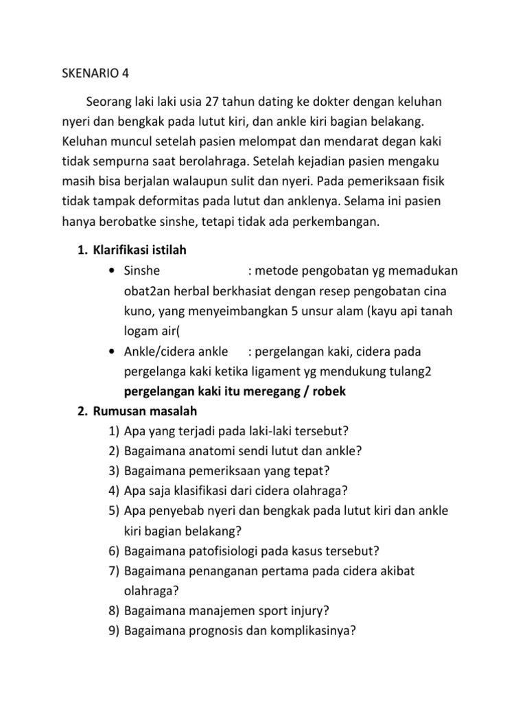 Tutorial SKENARIO 4 | PDF