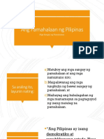 Ang Tatlong Pangunahing Sangay NG Pamahalaan NG Pilipinas | PDF