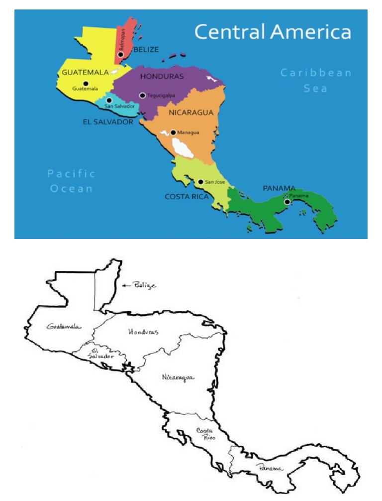 Mapa de Centroamerica | PDF