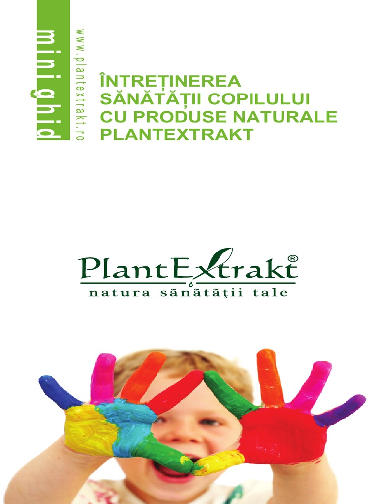 Mini Ghid Plantextrakt Produse PTR Copii 2017 PDF | PDF