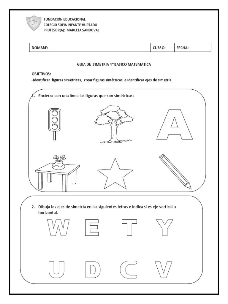 4° Guia de Simetria | PDF