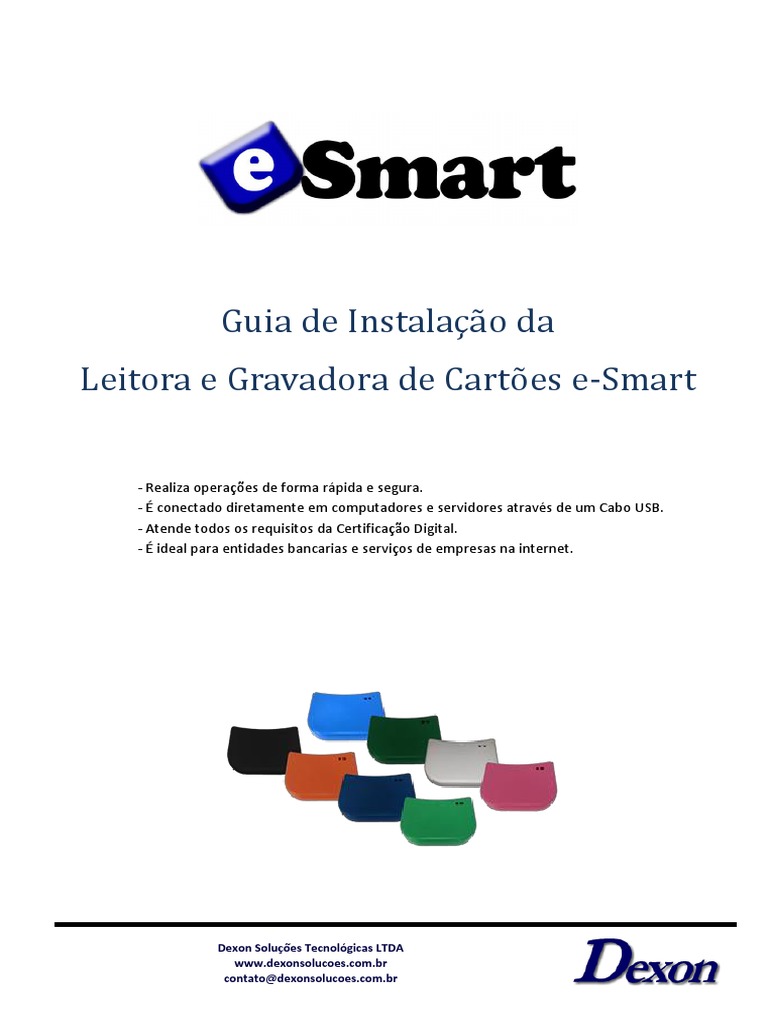 Guia de Instalacao E-Smart - Windows | PDF | Windows 7 | Microsoft Windows