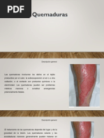 Quemaduras Faciales y Signos de Flogosis | PDF | Quemar | Inflamación