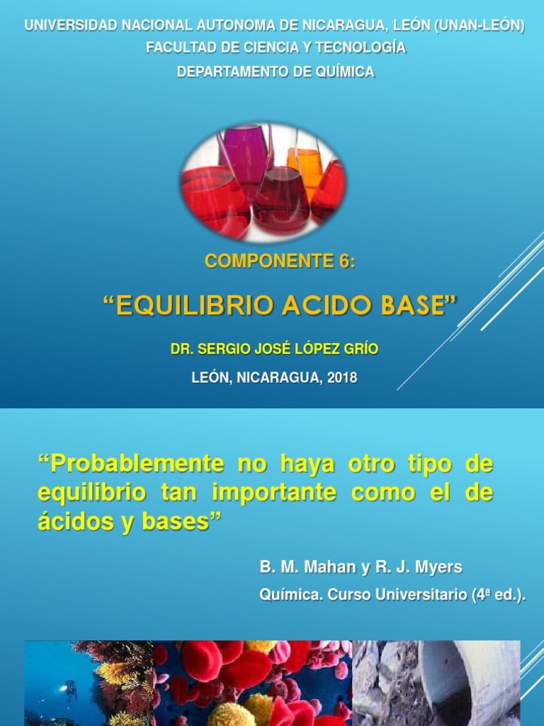 Equilibrio Ácido-Base en Química | PDF | Ácido | Ph