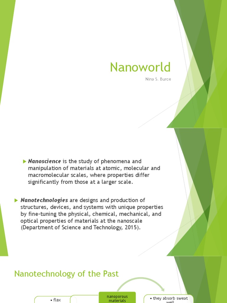 CHAPTER 13 Nanoworld | PDF | Nanotechnology | Materials