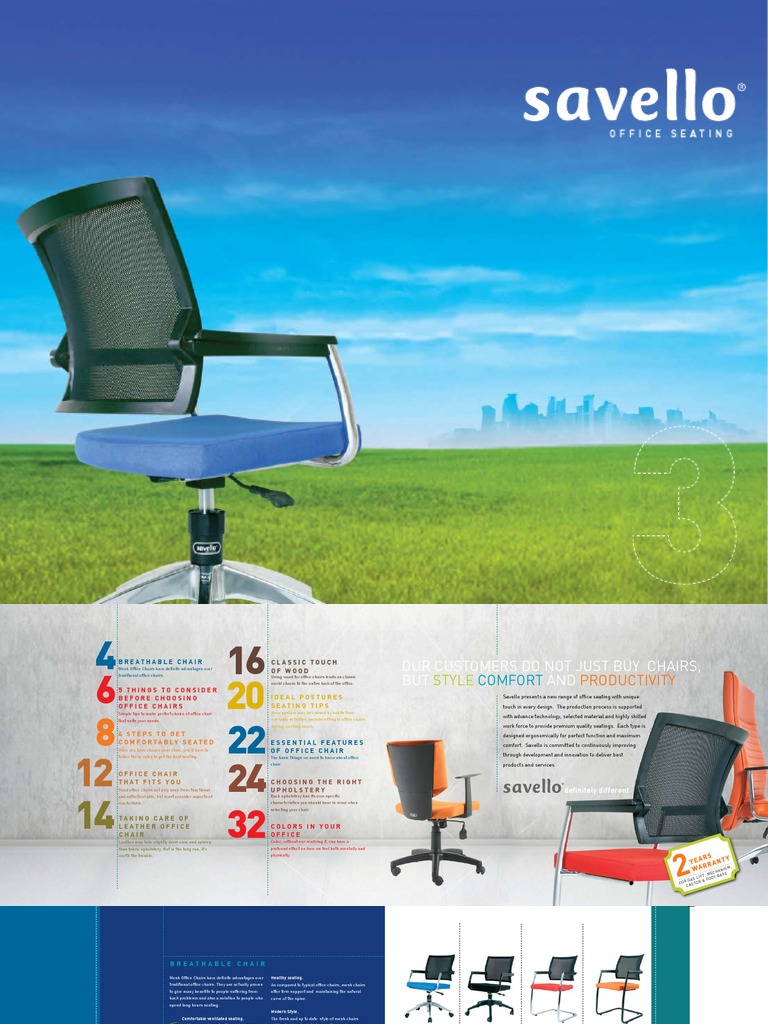 Savello Office Chair | PDF | Chair | Home