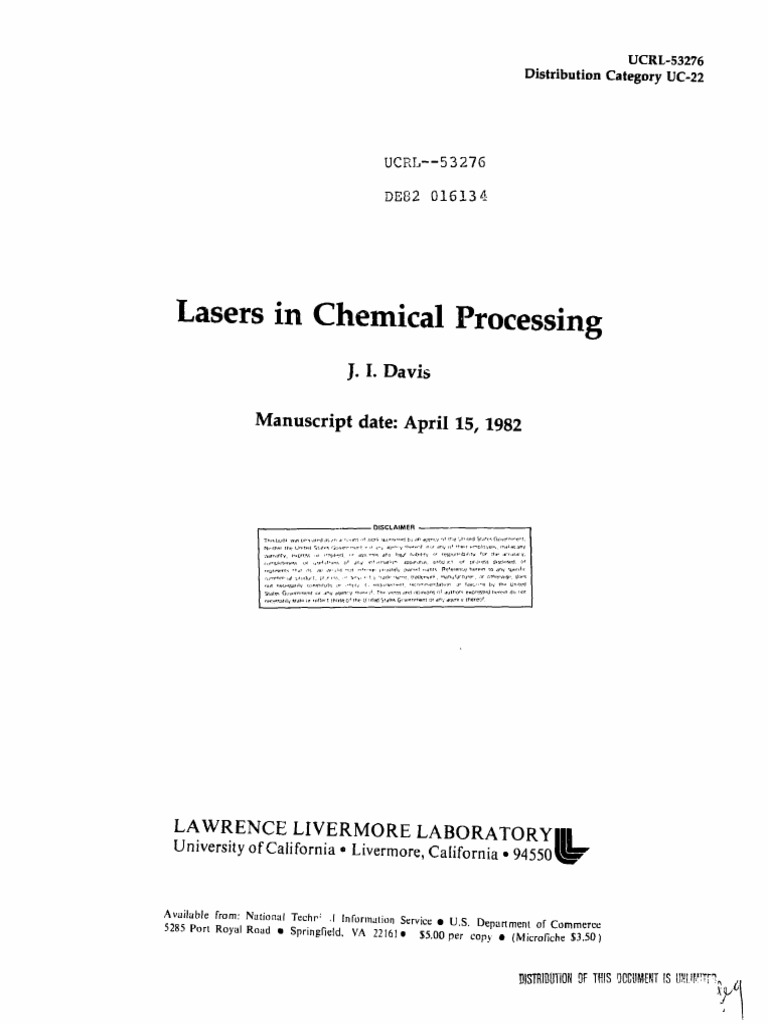 Laser in Chem Processing | PDF | Enriched Uranium | Laser