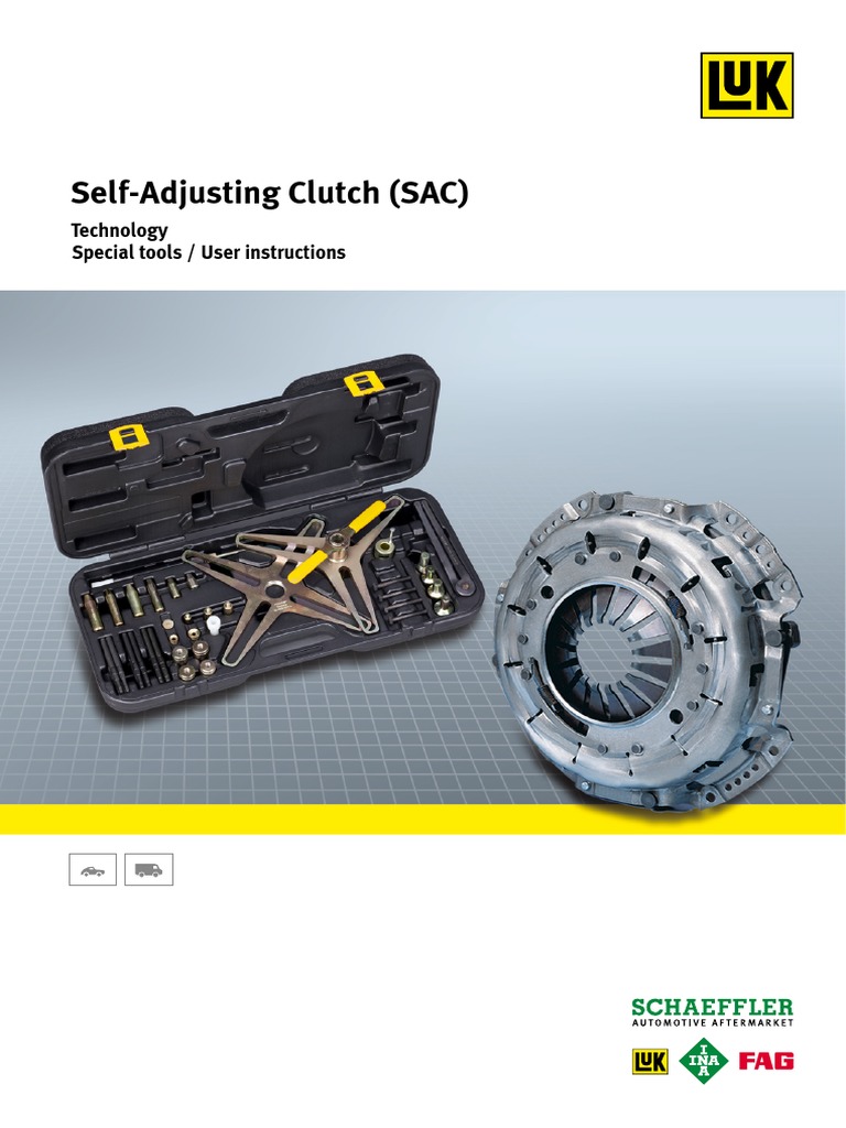 Self-Adjusting Clutch (SAC) : Technology Special Tools / User ...