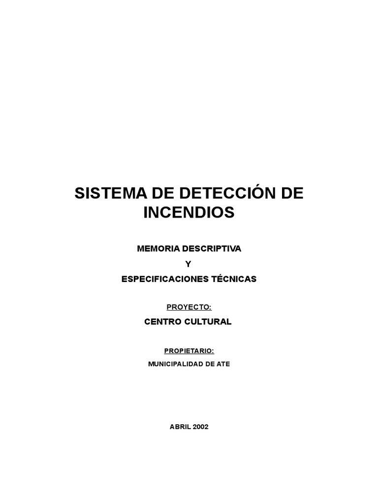 Sistema de Detección de Incendios UL 268A | PDF | Electricidad ...