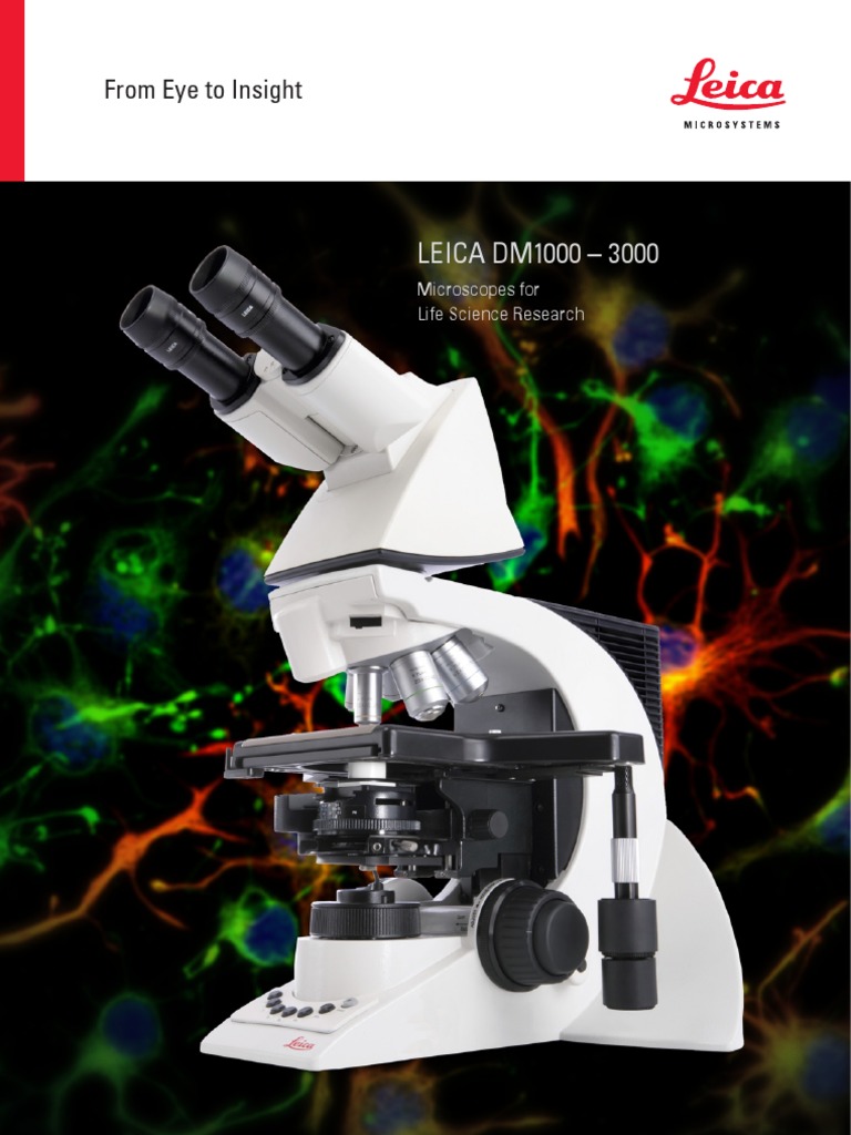 03 Leica DM1000-DM3000 LED Brochure Research en | PDF | Microscopy | Microscope