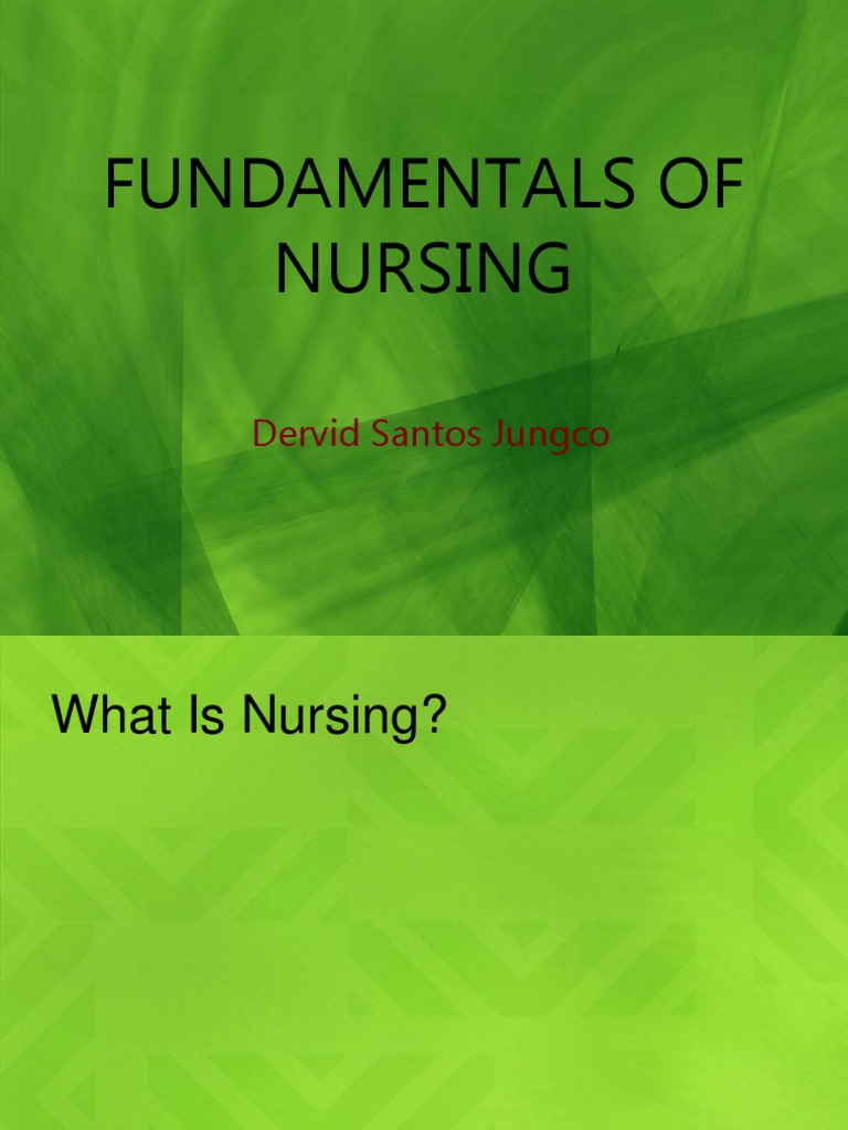 Fundamentals of Nursing: Dervid Santos Jungco | PDF | Breathing ...