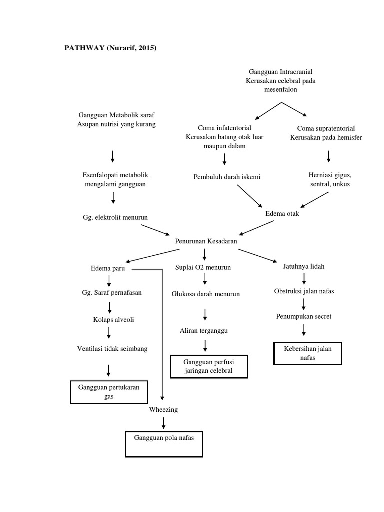 Pathway Penurunan Kesadaran | PDF