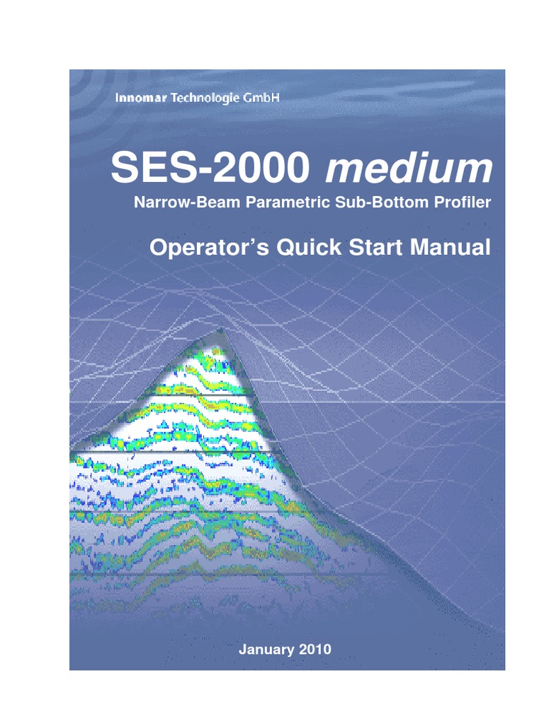 SES2000 Medium Operator's Quick Start Manual - Innomar | PDF | Port ...