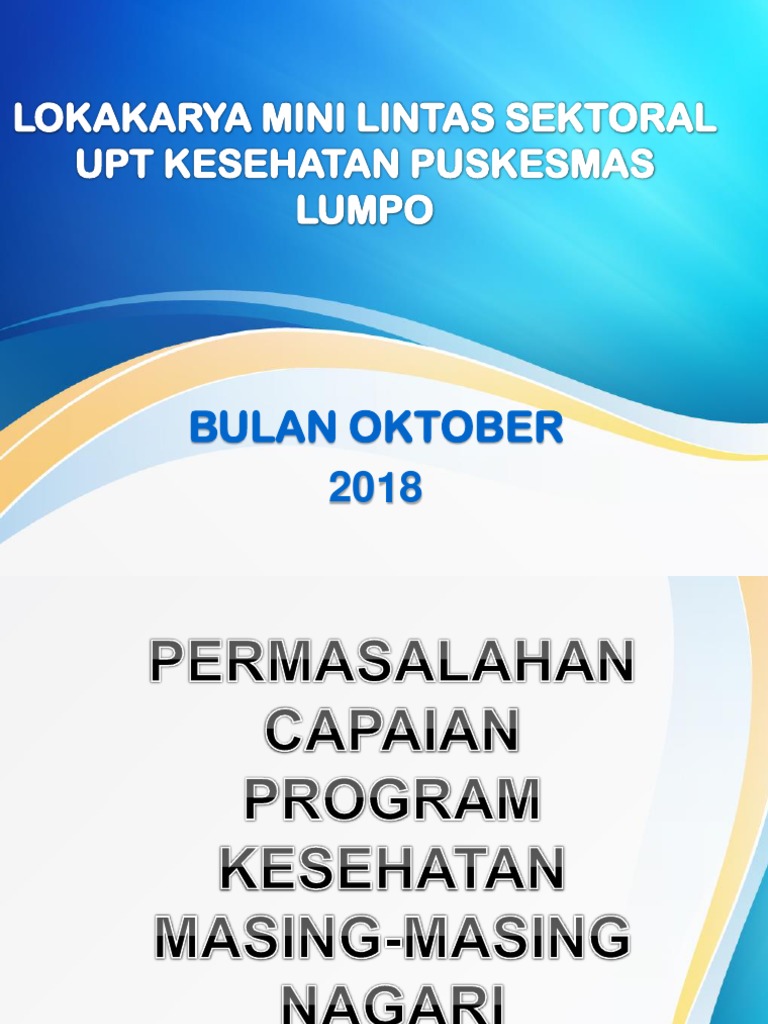 Linsek Puskesmas Lumpo | PDF