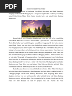 Cerita Legenda Roro Jonggrang Dalam Bahasa Inggris Dan Artinya | PDF | Java