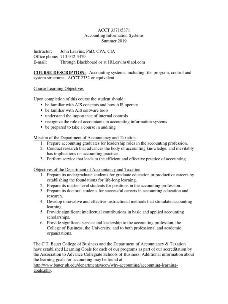 Syllabus | PDF | Textbook | Academic Dishonesty