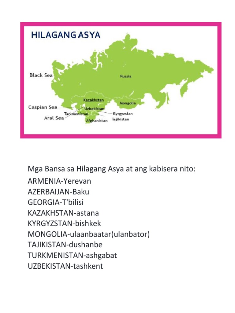 Bansa Sa Asya