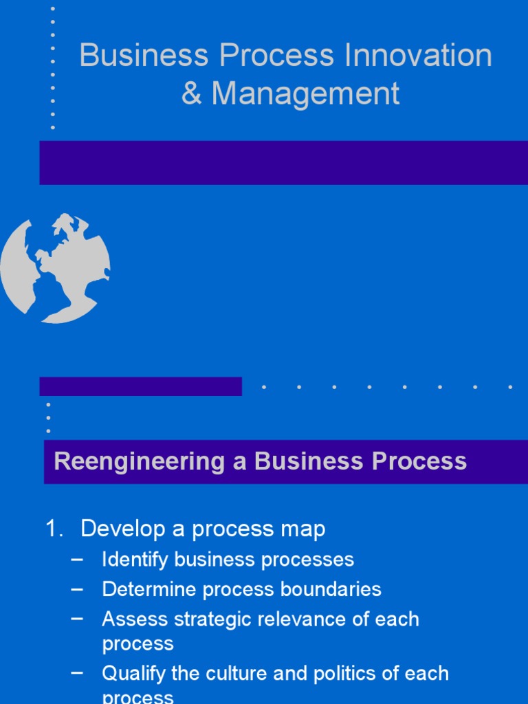 Business Process Innovation and Management | PDF | Business Process ...