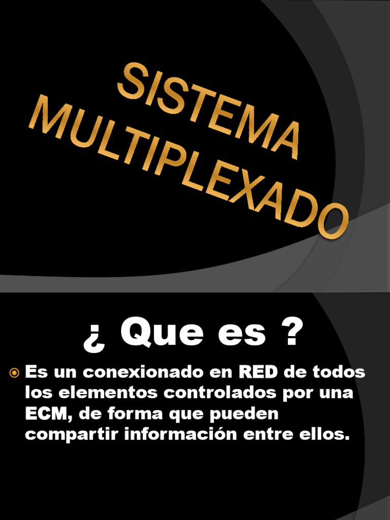 Sistema Multiplexado | PDF | Red de computadoras | Electrónica