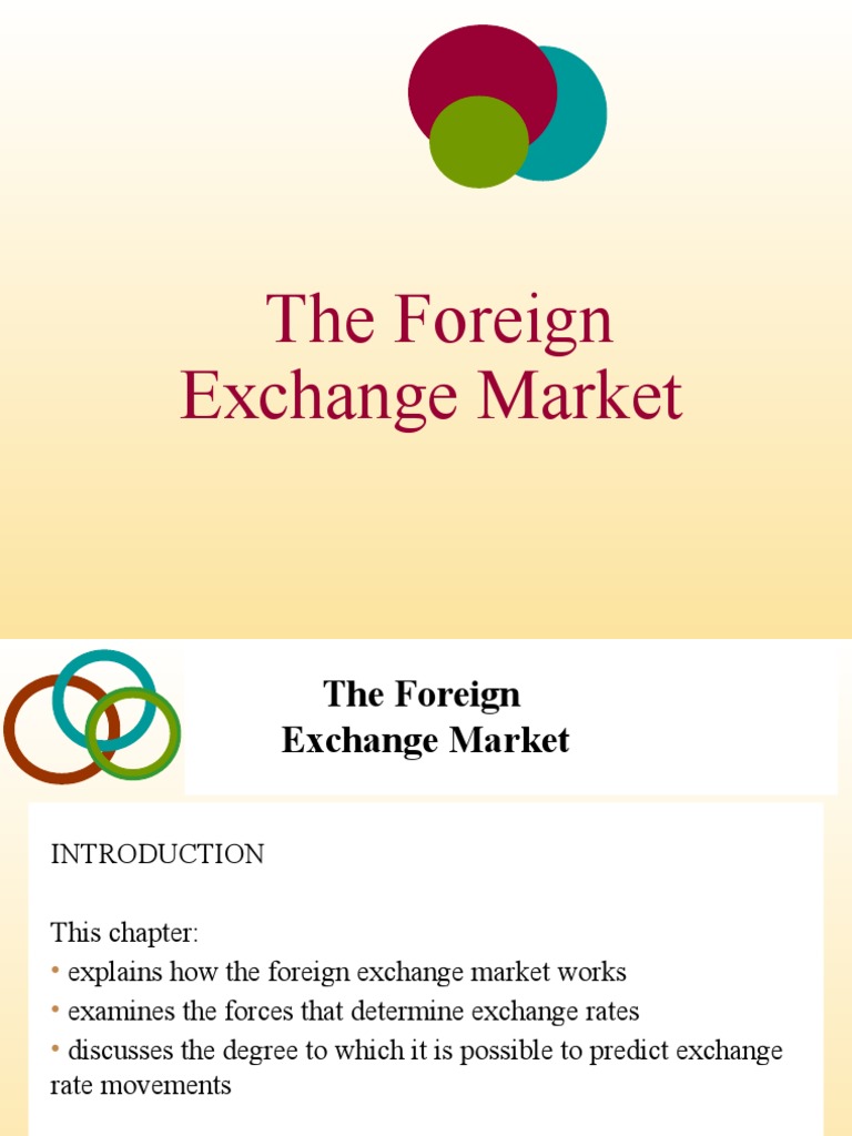 Understanding the Foreign Exchange Market | PDF | Foreign Exchange ...