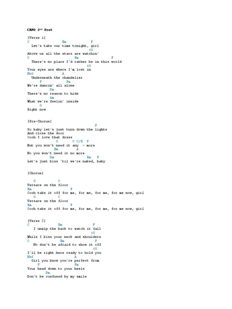 CAPO 2nd Fret | PDF | Songs | Musical Compositions