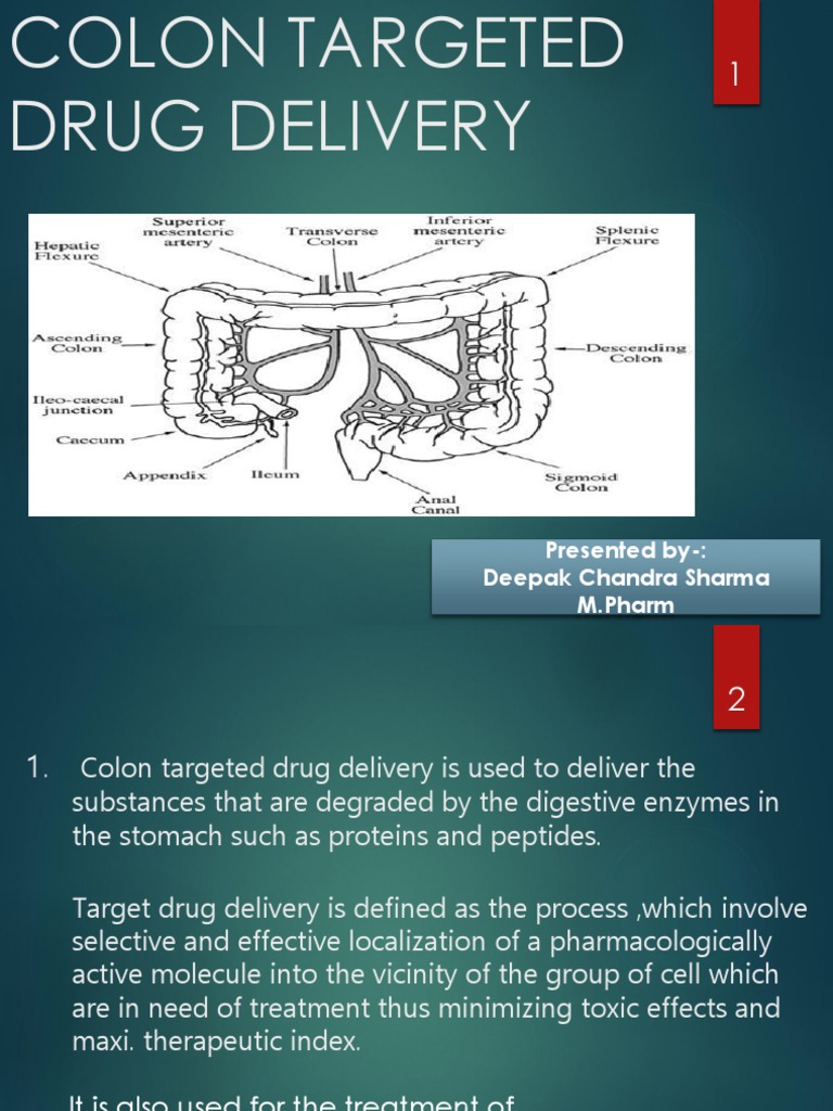 Colon Targeted Drug Delivery | PDF | Gastrointestinal Tract ...