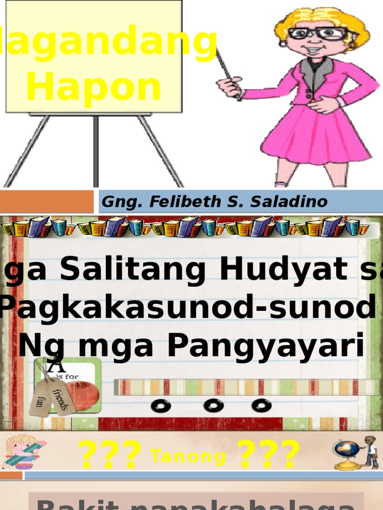 Pagsusunod-Sunod NG Mga Pangyayari | PDF