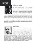 Locard's Exchange Principle | PDF | Forensic Science | Crime Scene