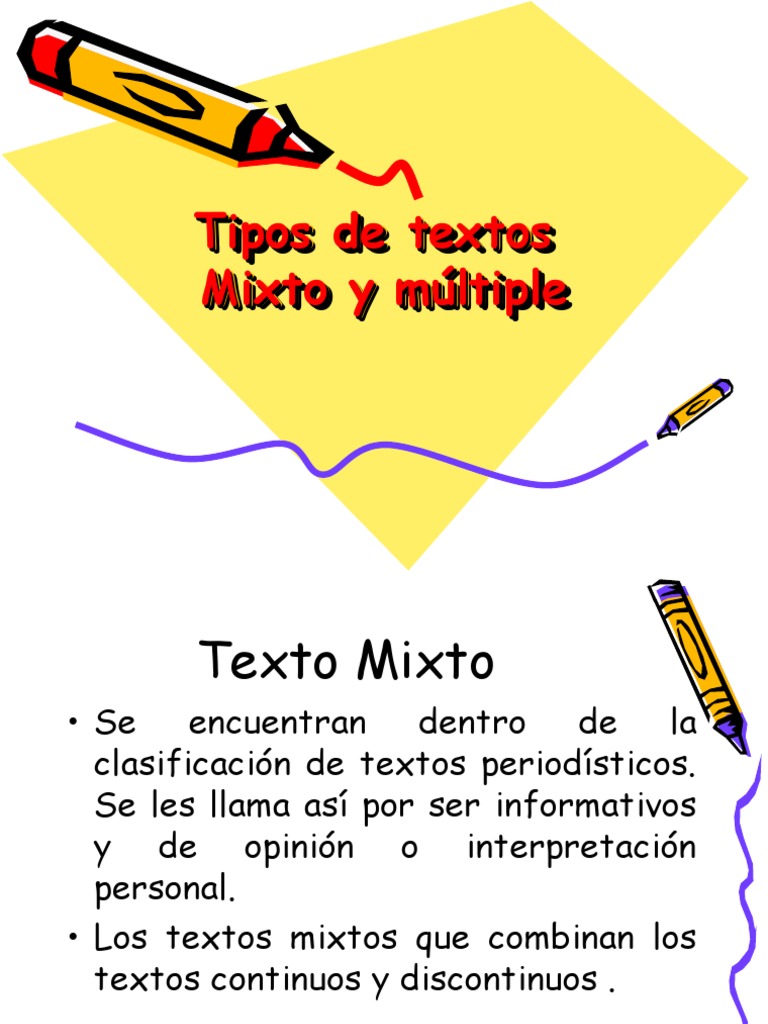 Ejemplos de Textos Mixtos y Múltiples | PDF | Clásicos