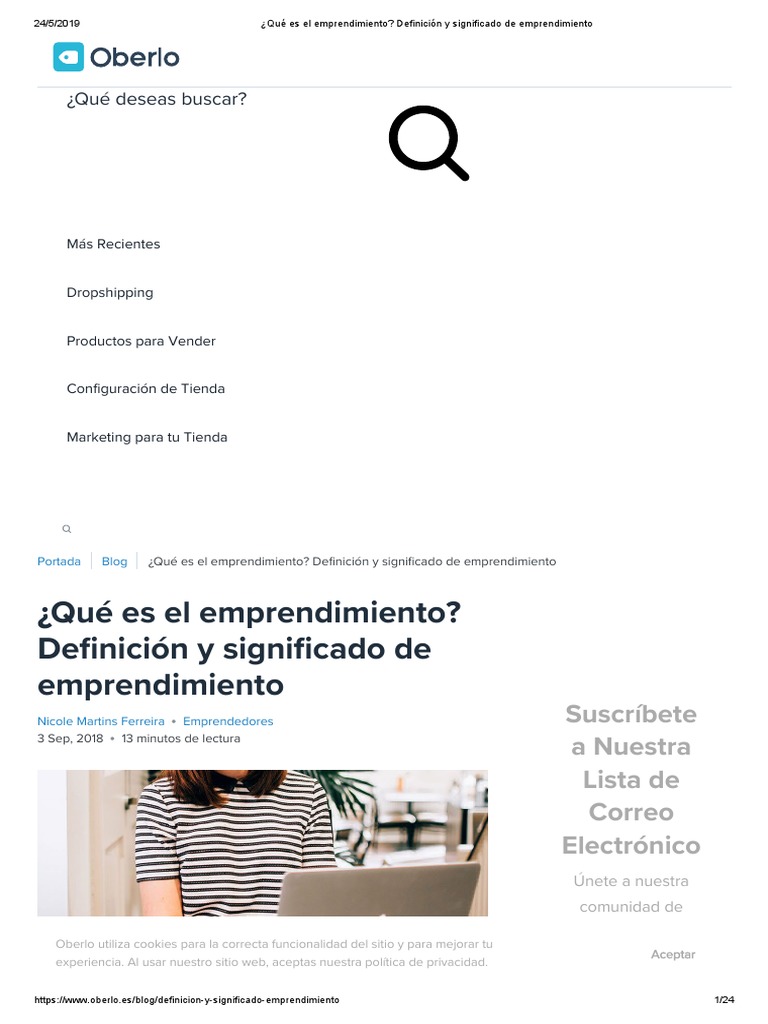 ¿Qué Es El Emprendimiento - Definición y Significado de Emprendimiento ...