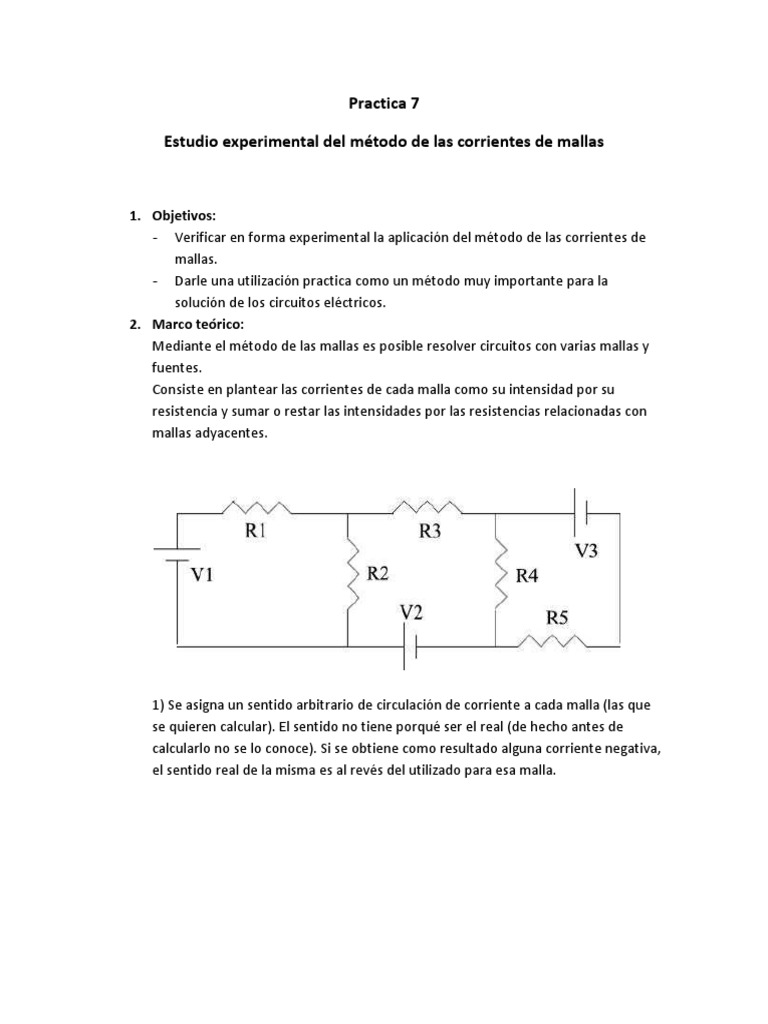 Laboratorios de Circuitos Eléctricos N10 | PDF | Corriente eléctrica | Resistencia Eléctrica y ...