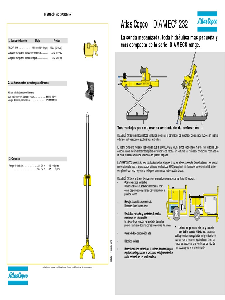 Diamec 232 PDF | PDF | Bomba | Ingeniería mecánica