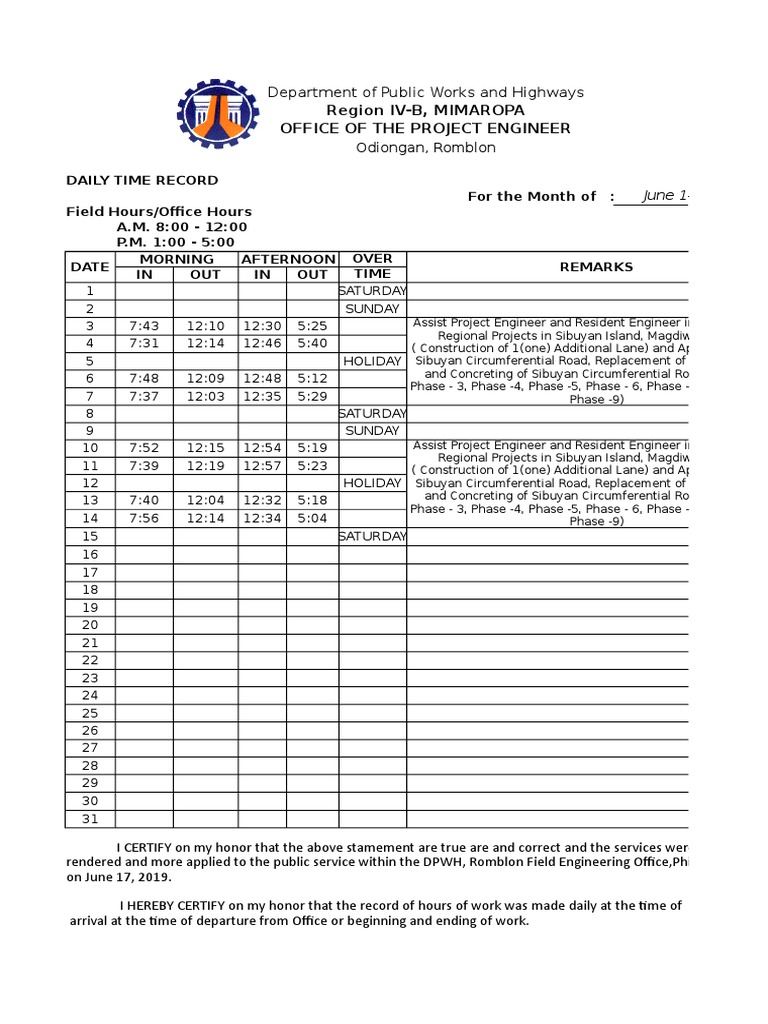 Sample DTR | PDF | Transportation Engineering | Transport Infrastructure