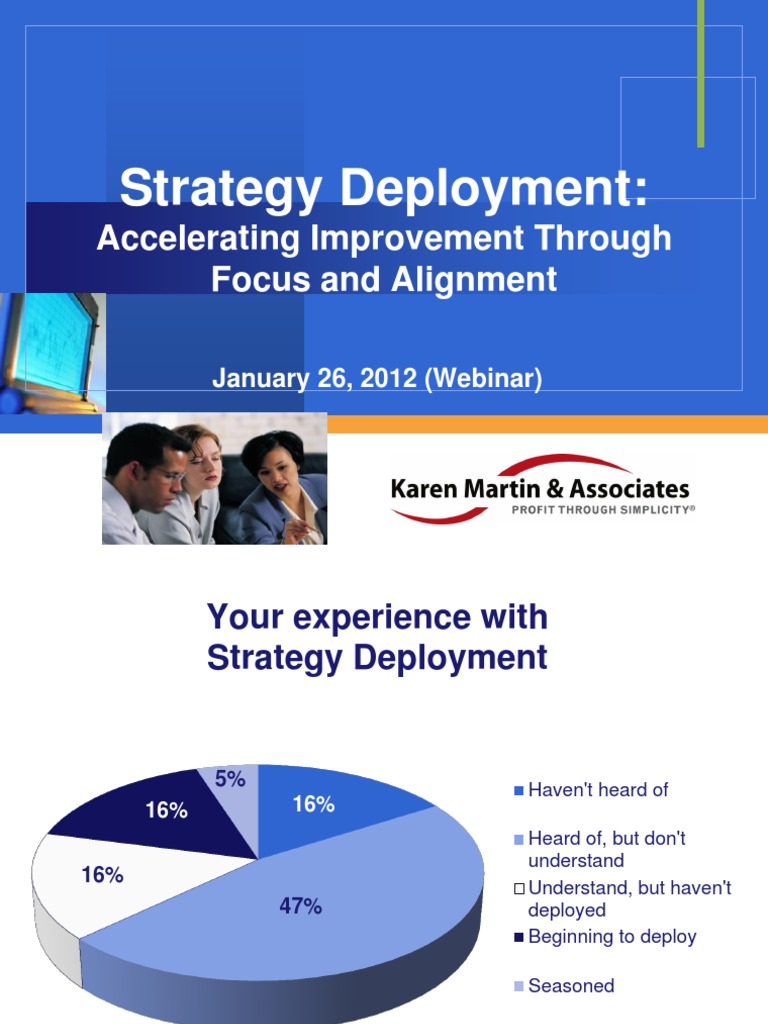 Strategy Deployment:: Accelerating Improvement Through Focus and ...