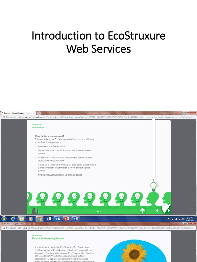 Introduction To EcoStruxure Web Services | PDF