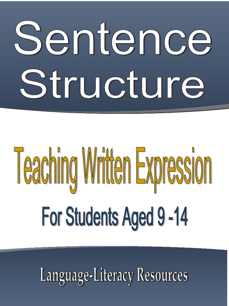Sentence Structure For Beginners English | PDF | Verb | Sentence ...
