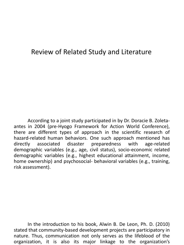 Review of Related Study | PDF | Flood | Tropical Cyclones