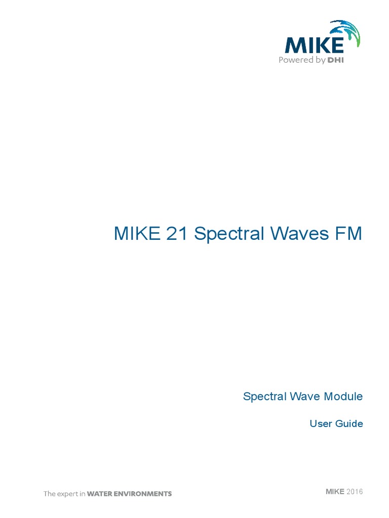 MIKE21SW | PDF | Mathematical Model | Spectral Density