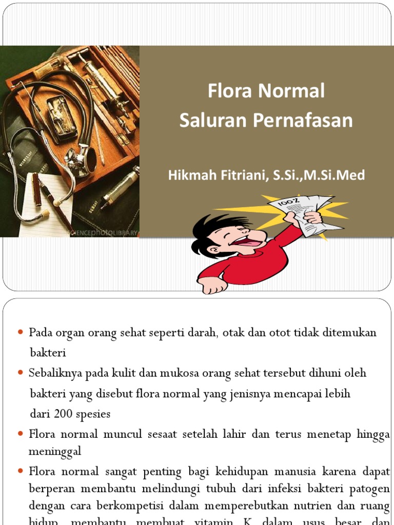 Kuliah 1. Flora Normal Pada Saluran Pernafasan | PDF