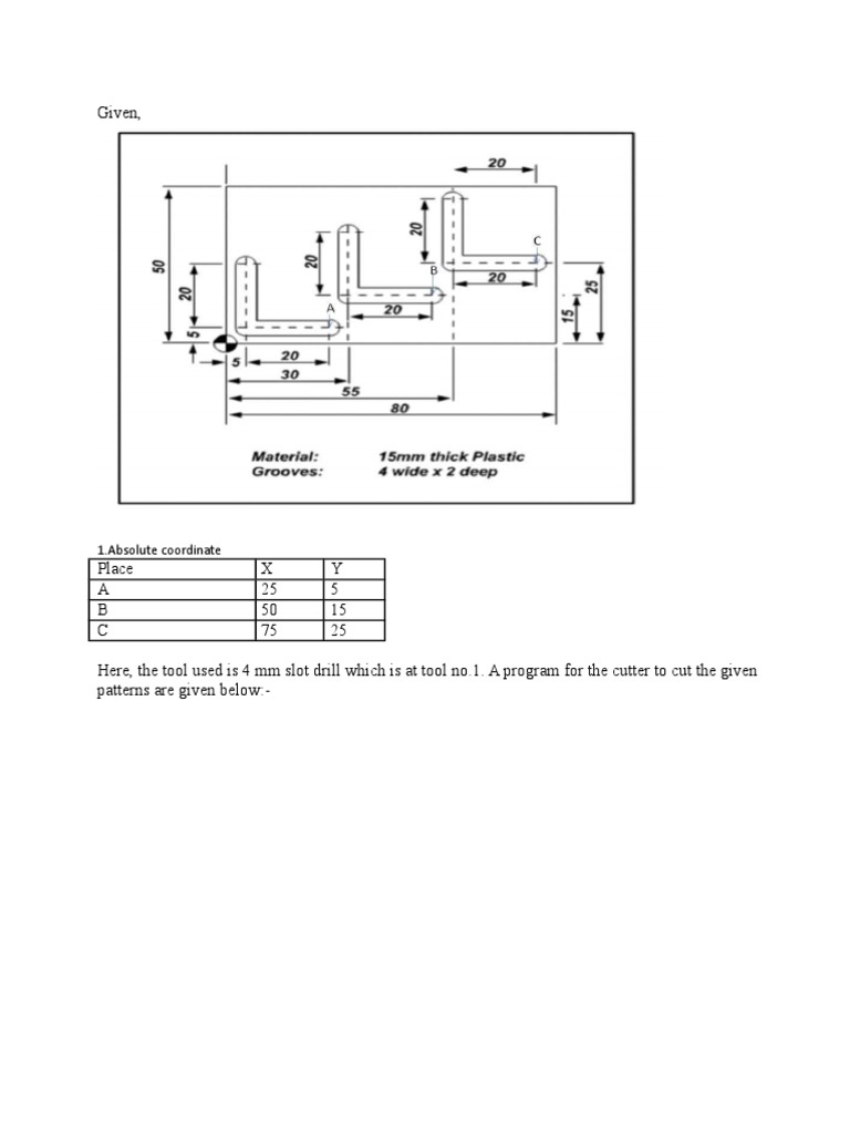 Excercise-6 CNC Programing | PDF