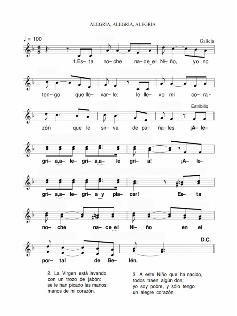 Alegria, Alegria, Alegria | PDF
