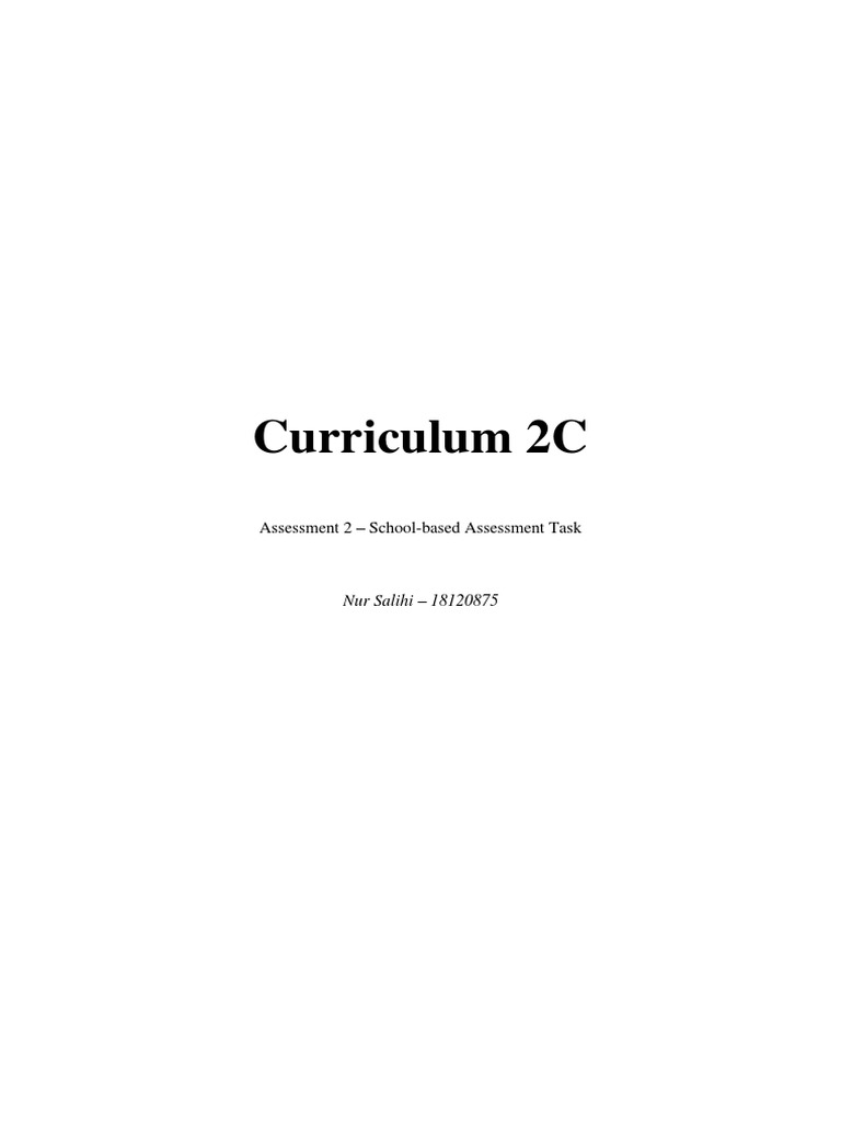 2c - Ass | PDF | Educational Assessment | Teachers