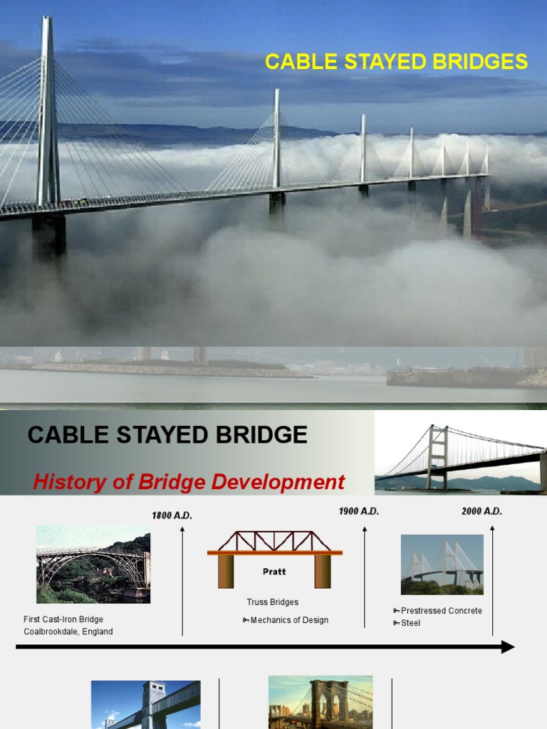Cable Stayed Bridge | PDF | Deep Foundation | Civil Engineering