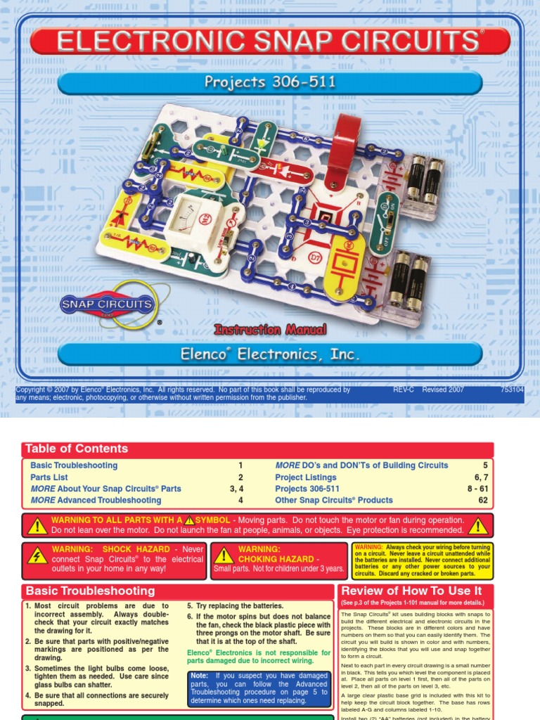 Snap Circuits | PDF | Inductor | Anode