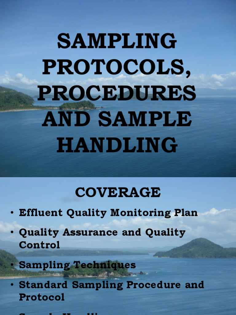 2017 - Water Sampling Protocols and Handling | PDF | Quality Assurance ...