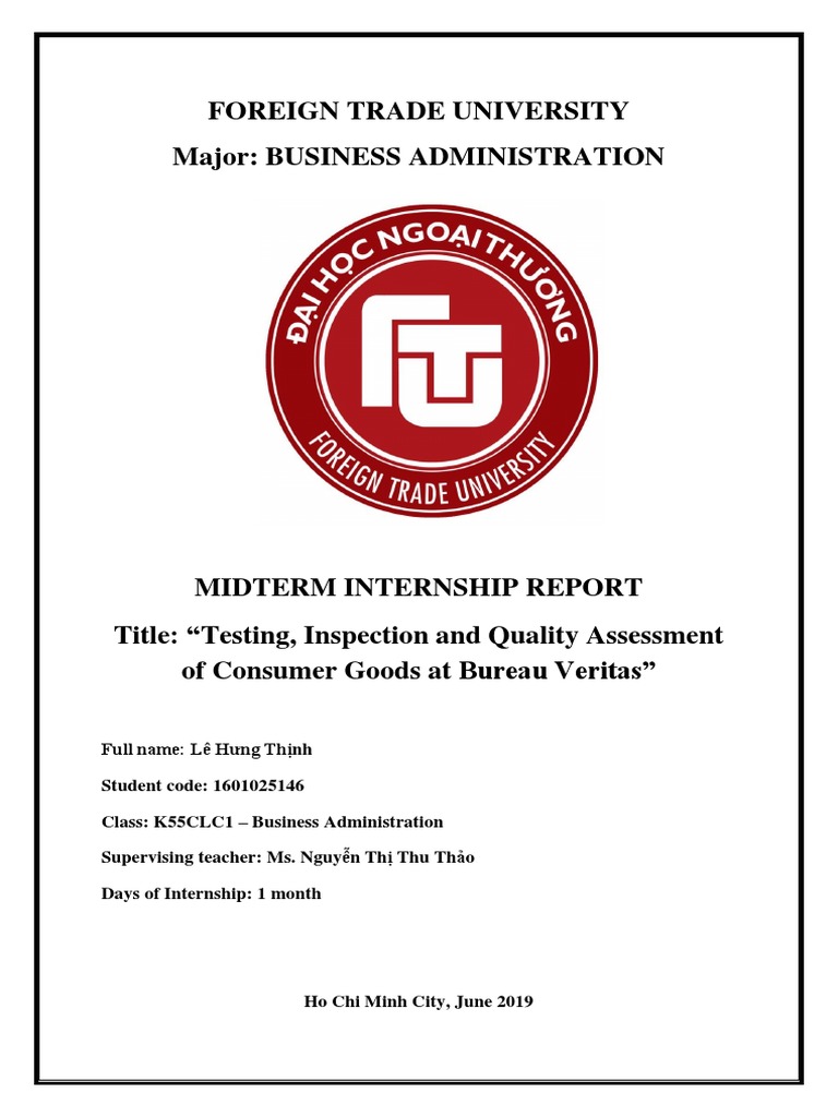 Foreign Trade University Major: Business Administration | PDF | Sales ...