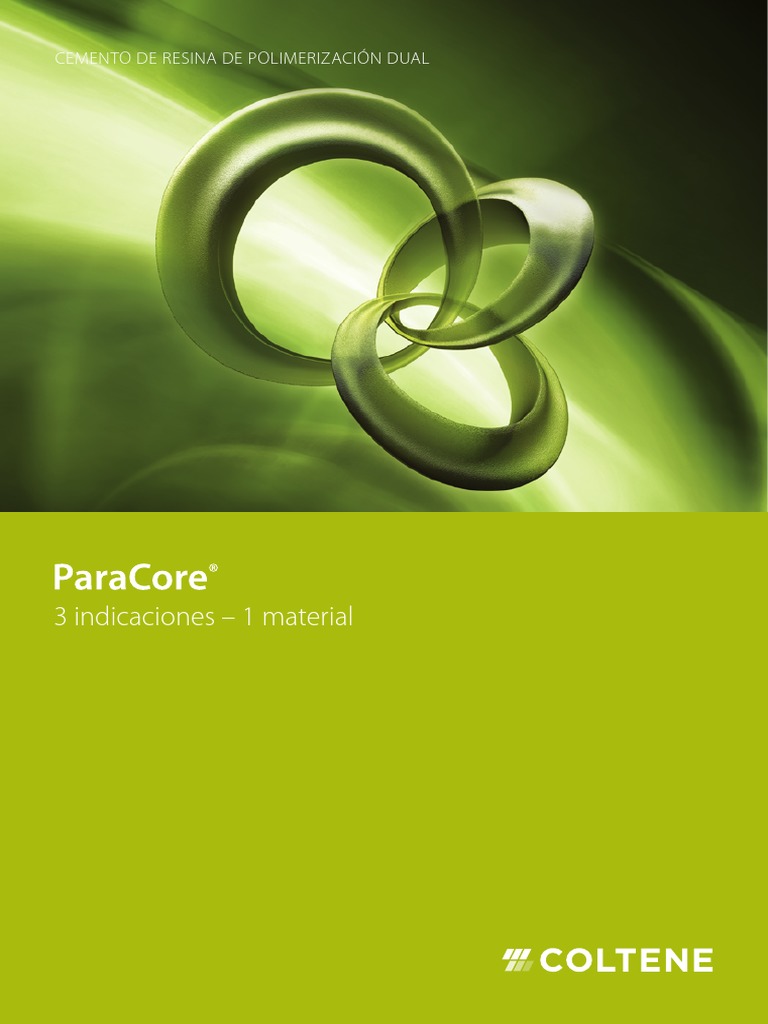 Paracore | PDF | Compuesto Dental | Materiales
