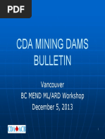 Ancold - Guidelines On Tailings Dam | PDF